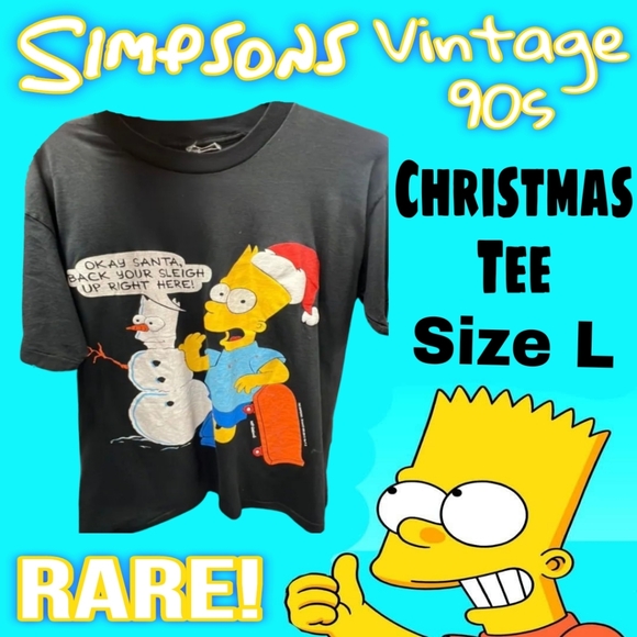 SSL Express | Shirts | Vintage Bart Simpson 9s T Shirt Tee Rare ...